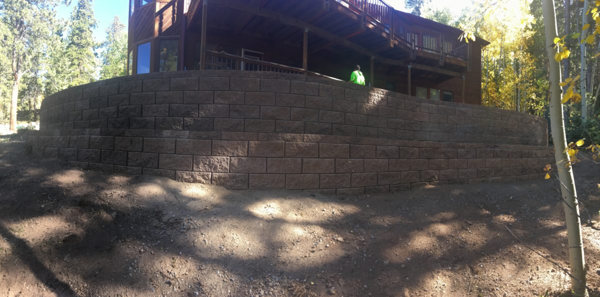 Retaining Walls and Stone Paths Gallery - Colorado Nature Design
