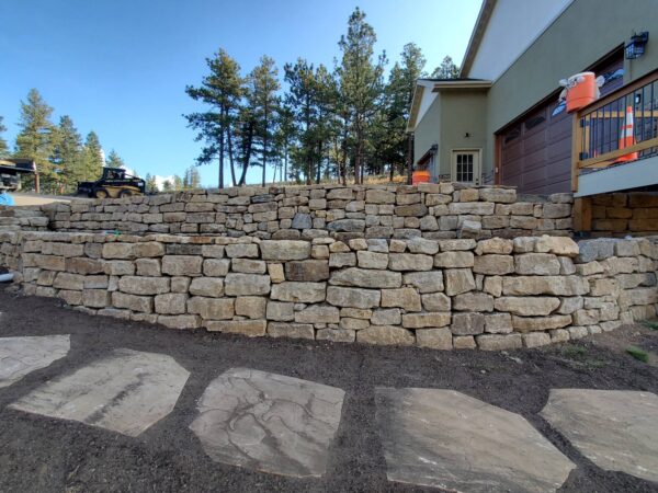 Retaining Walls and Stone Paths Gallery - Colorado Nature Design