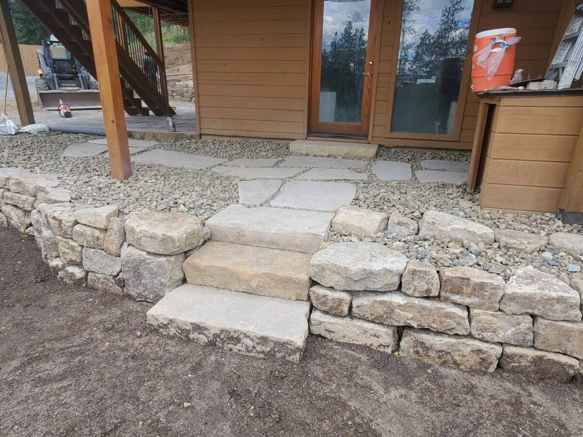Retaining Walls and Stone Paths Gallery - Colorado Nature Design