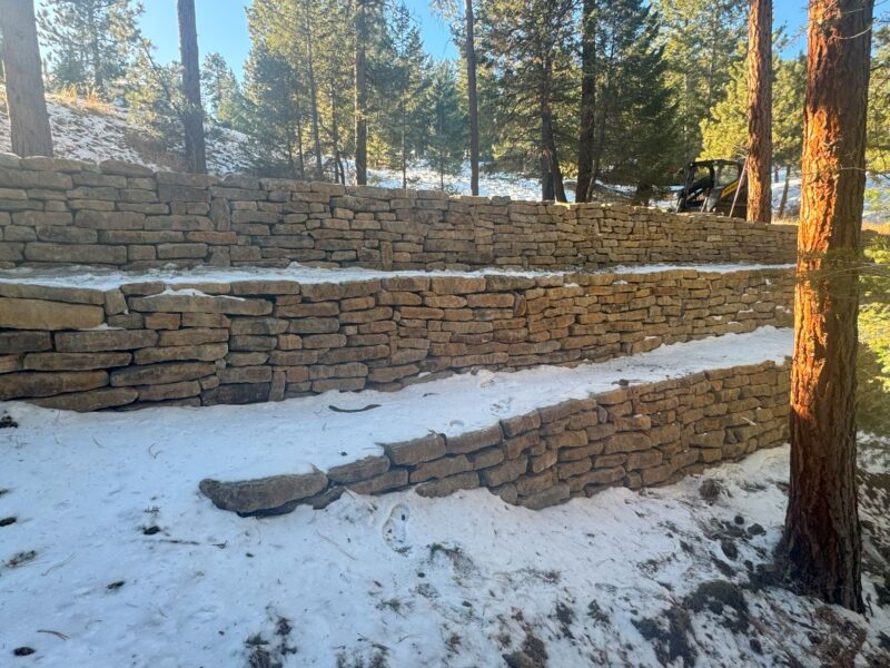 Retaining Walls and Stone Paths Gallery - Colorado Nature Design